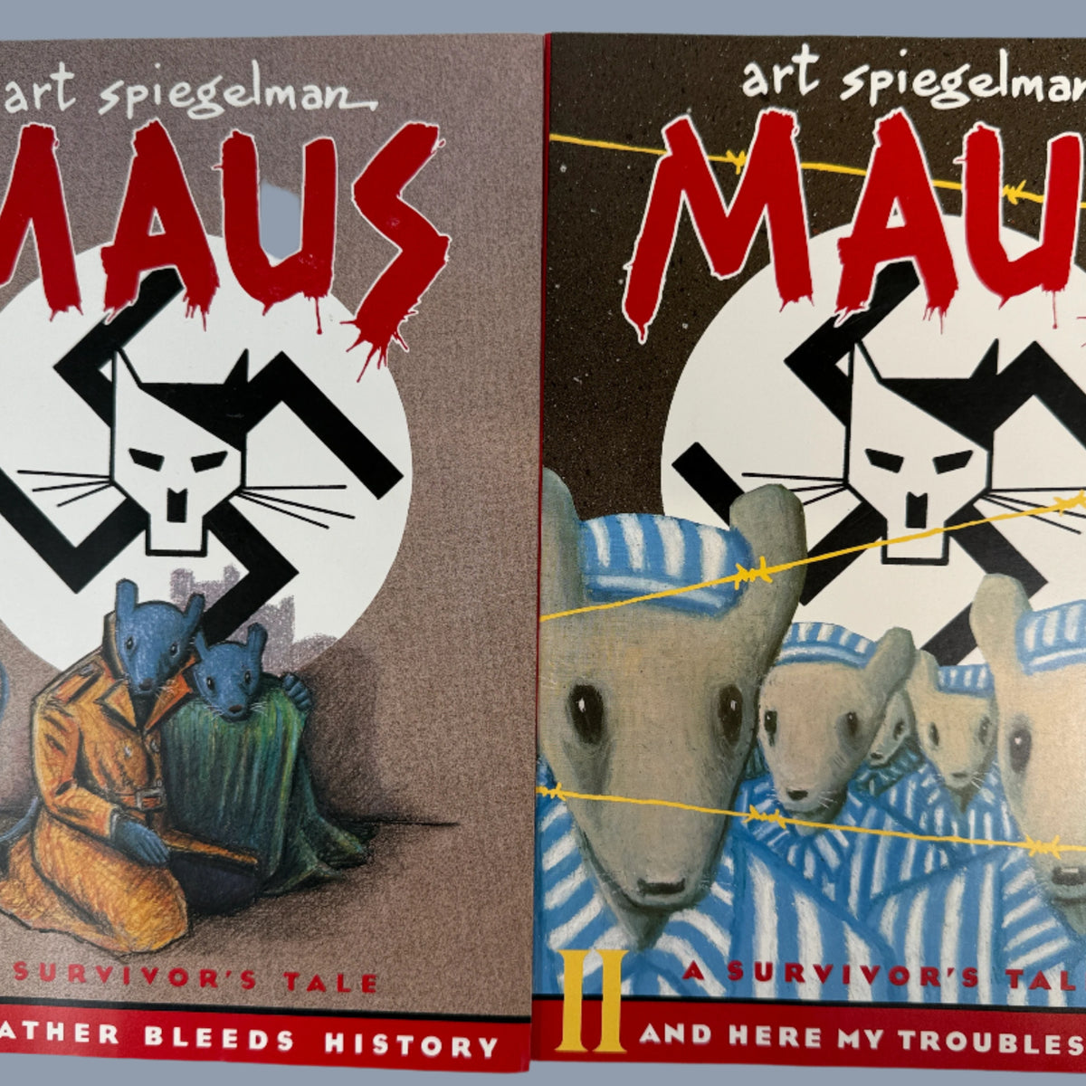 Maus I & II – Art Spiegelman Holocaust Graphic Novel Set – Éco-Dépôt ...
