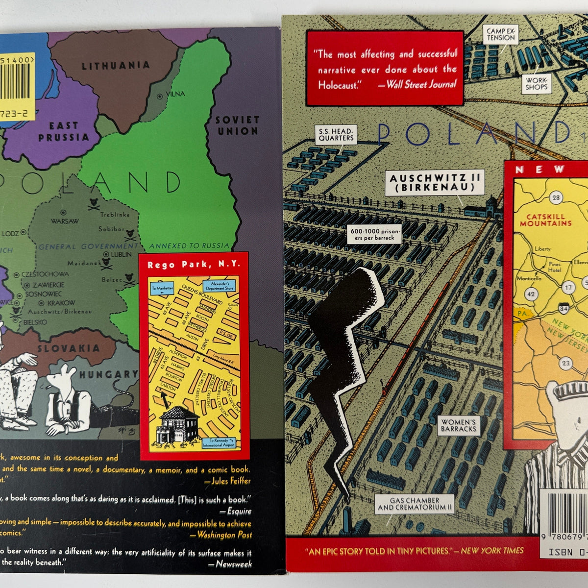 Maus I & II – Art Spiegelman Holocaust Graphic Novel Set – Éco-Dépôt ...
