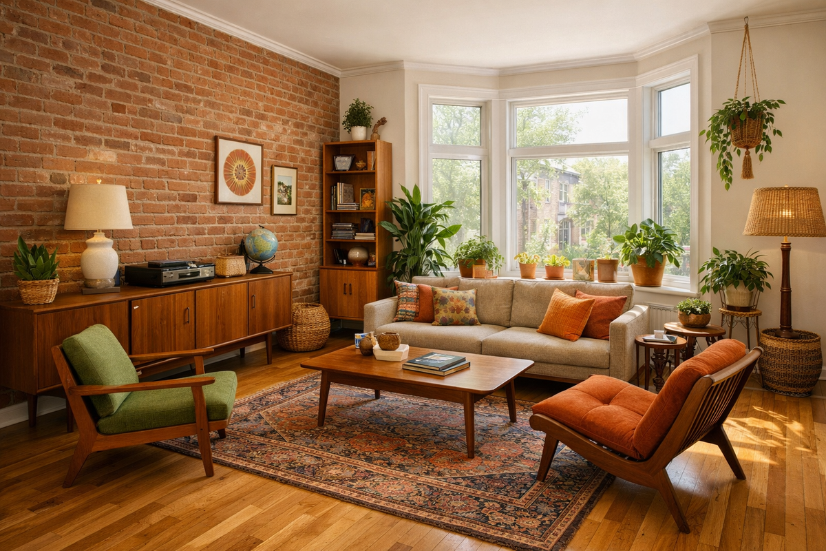 How to Decorate Your Plateau Apartment with Vintage Furniture – Éco ...