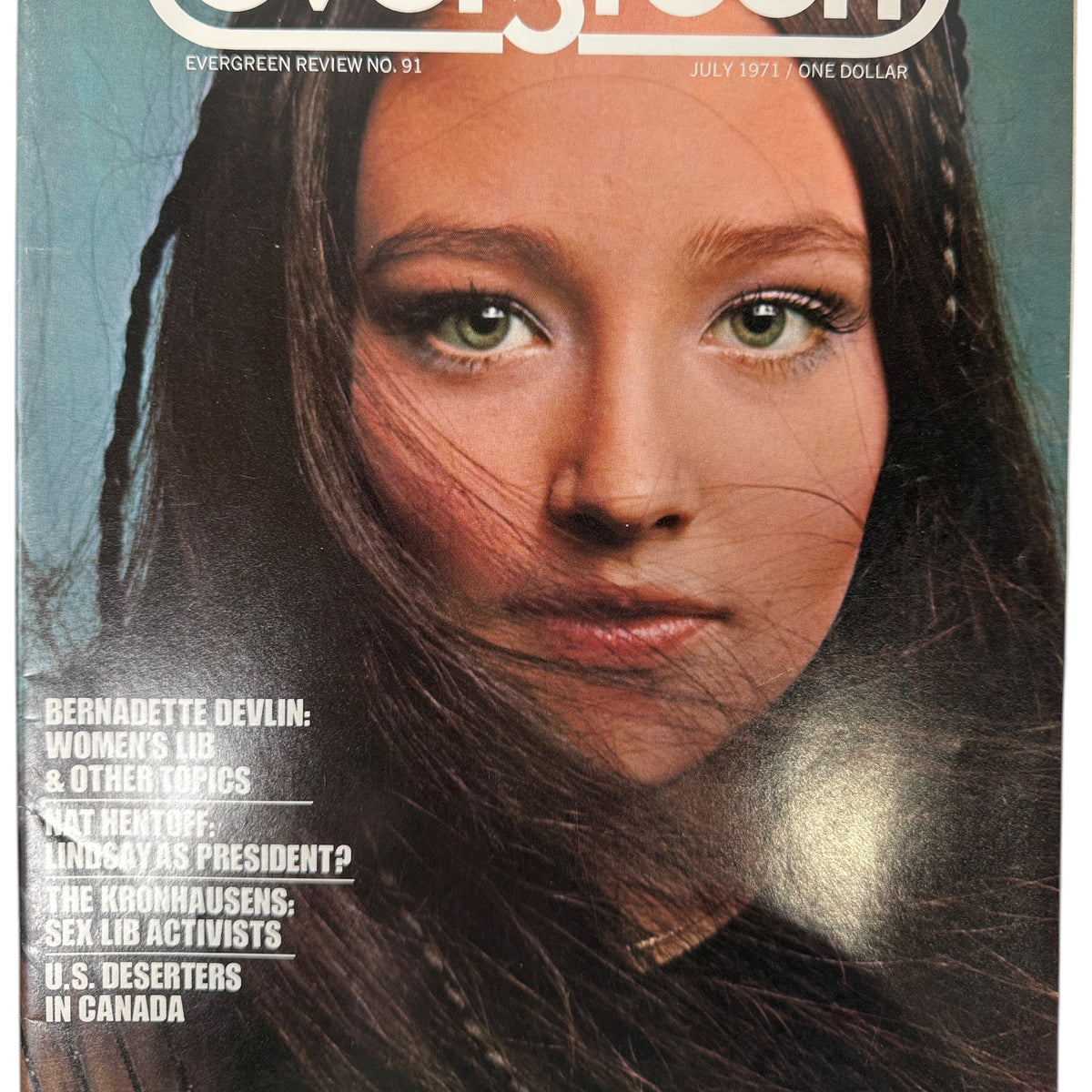 Evergreen Review Magazine July 1971 #91 – Bernadette Devlin Interview ...