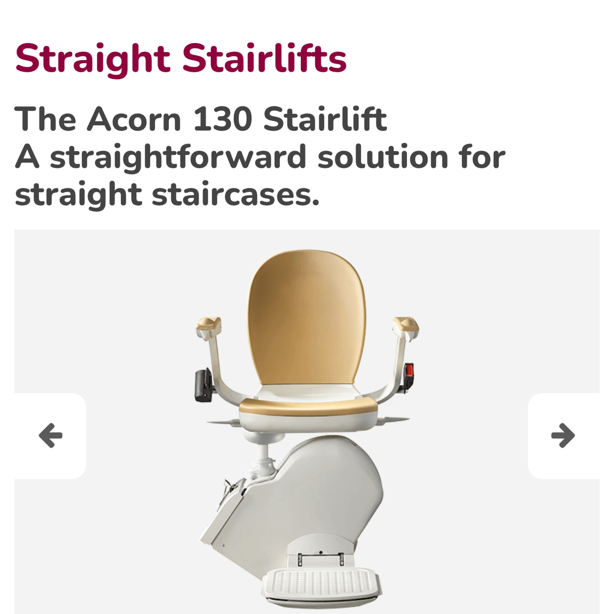 2 Working Stairlifts – Perfect for Split Staircase with Landing (10 ...