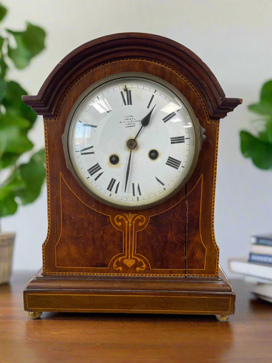 Classic Anglo-French Antique 19th century mantle clock by Dent London ...