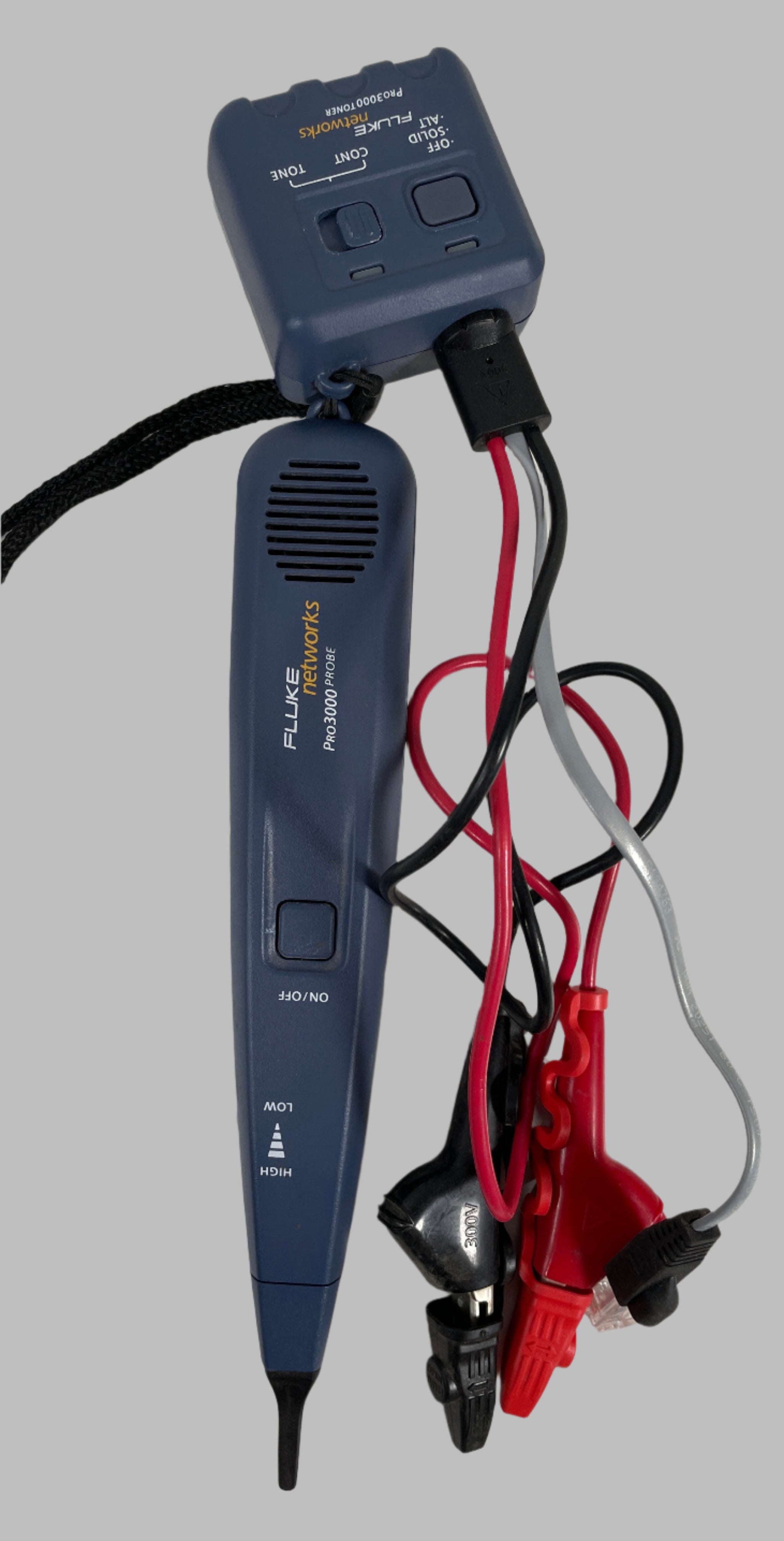 Fluke Networks Pro3000 Series Analog Tone & Probe Kit. Tones & Traces