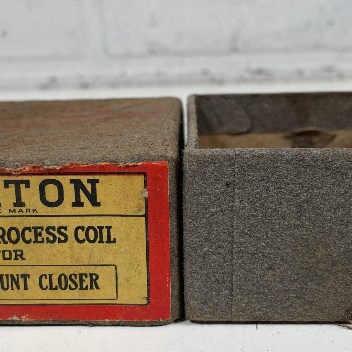 Box Only Vintage Cardboard Norton , Coil Process. Firm Box – Éco-Dépôt ...