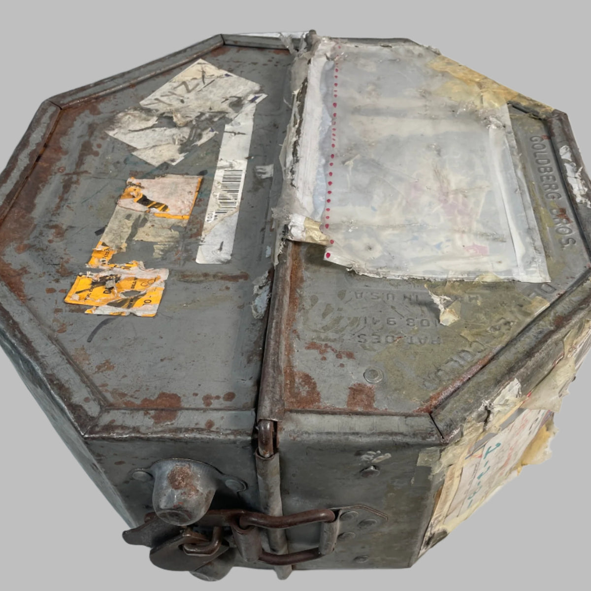 VINTAGE MOVIE FILM MAGAZINE Case Canister . Goldberg Bros. From Bethun ...