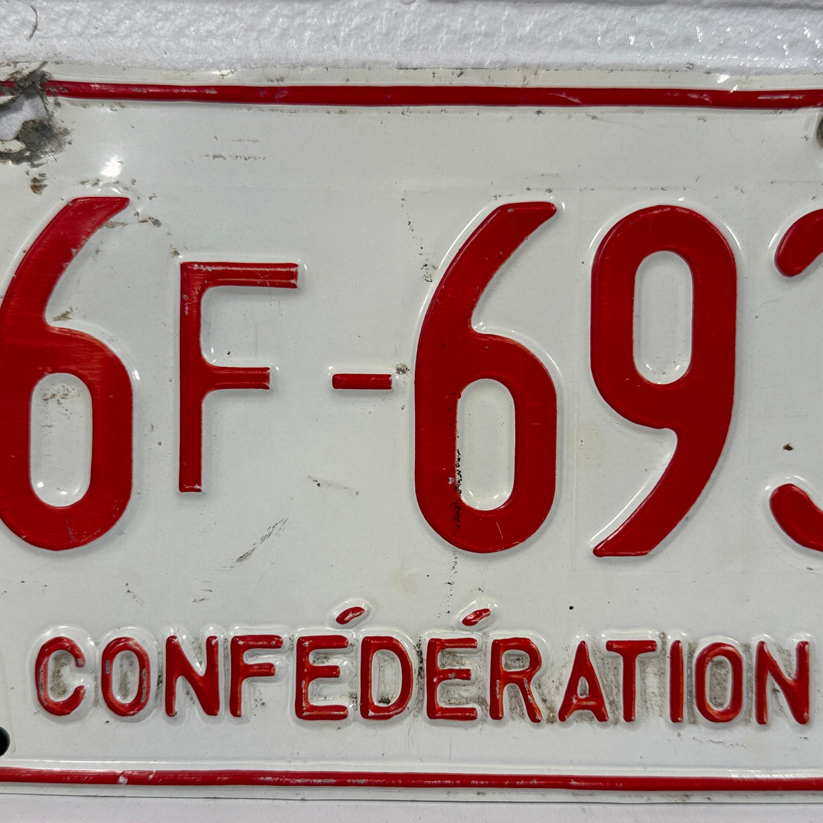 1967 Quebec License Plate – Maple Leaf Centennial Design – Éco-Dépôt ...
