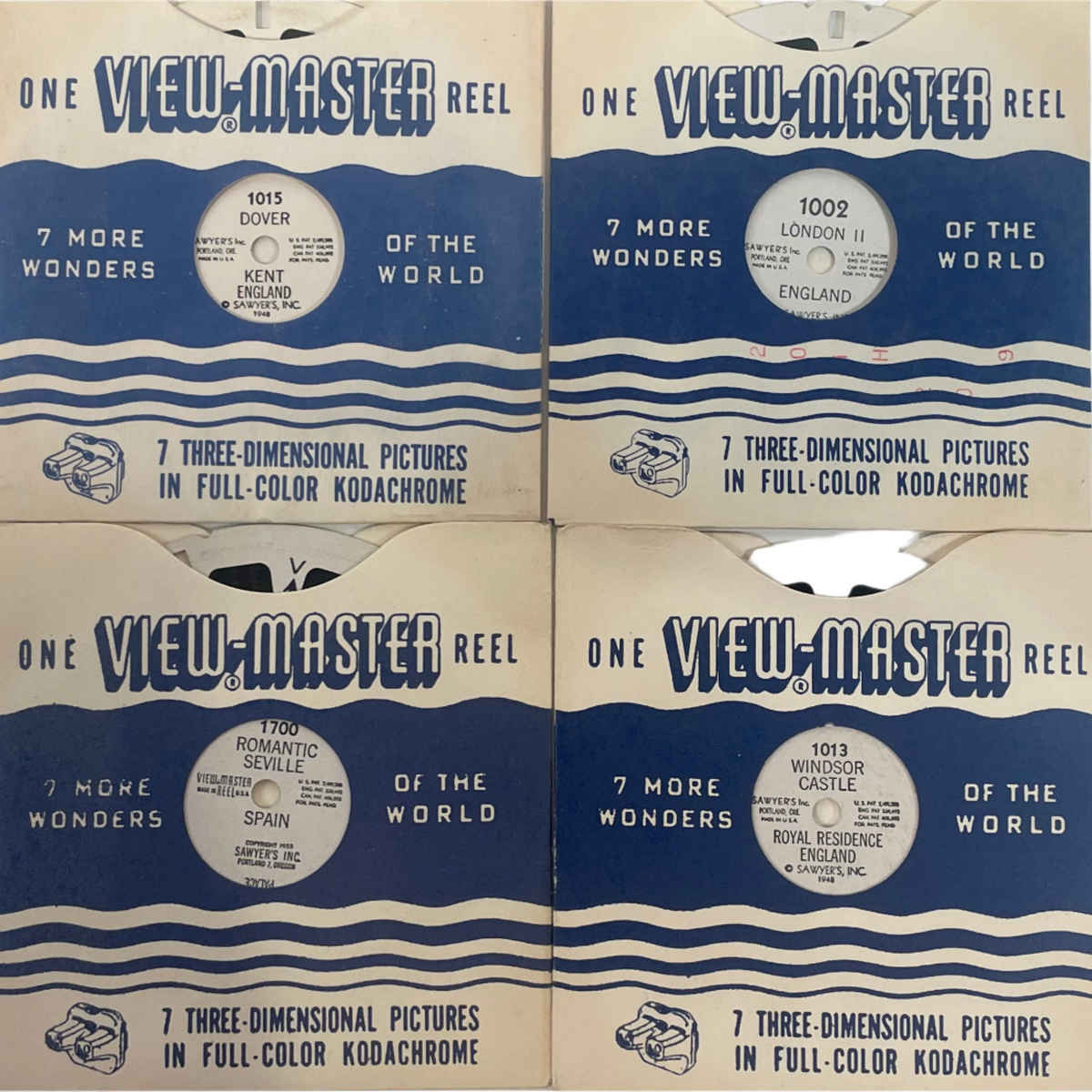 Lot of 10 View-Master Reels, 7 More Wonders of the World – Éco-Dépôt ...