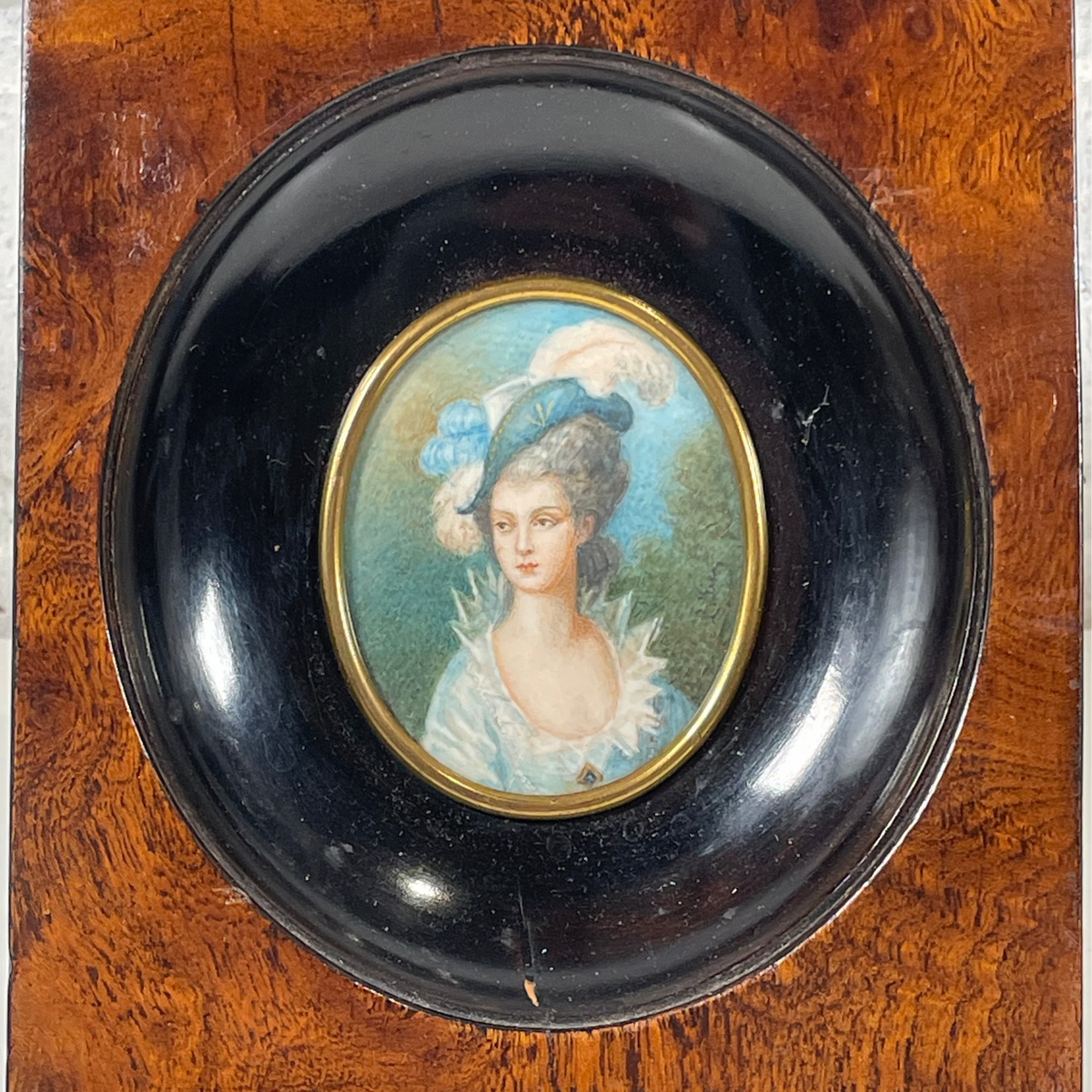 Collectible Antique, Mid 1800s, Victorian Miniature Framed Portraits ...