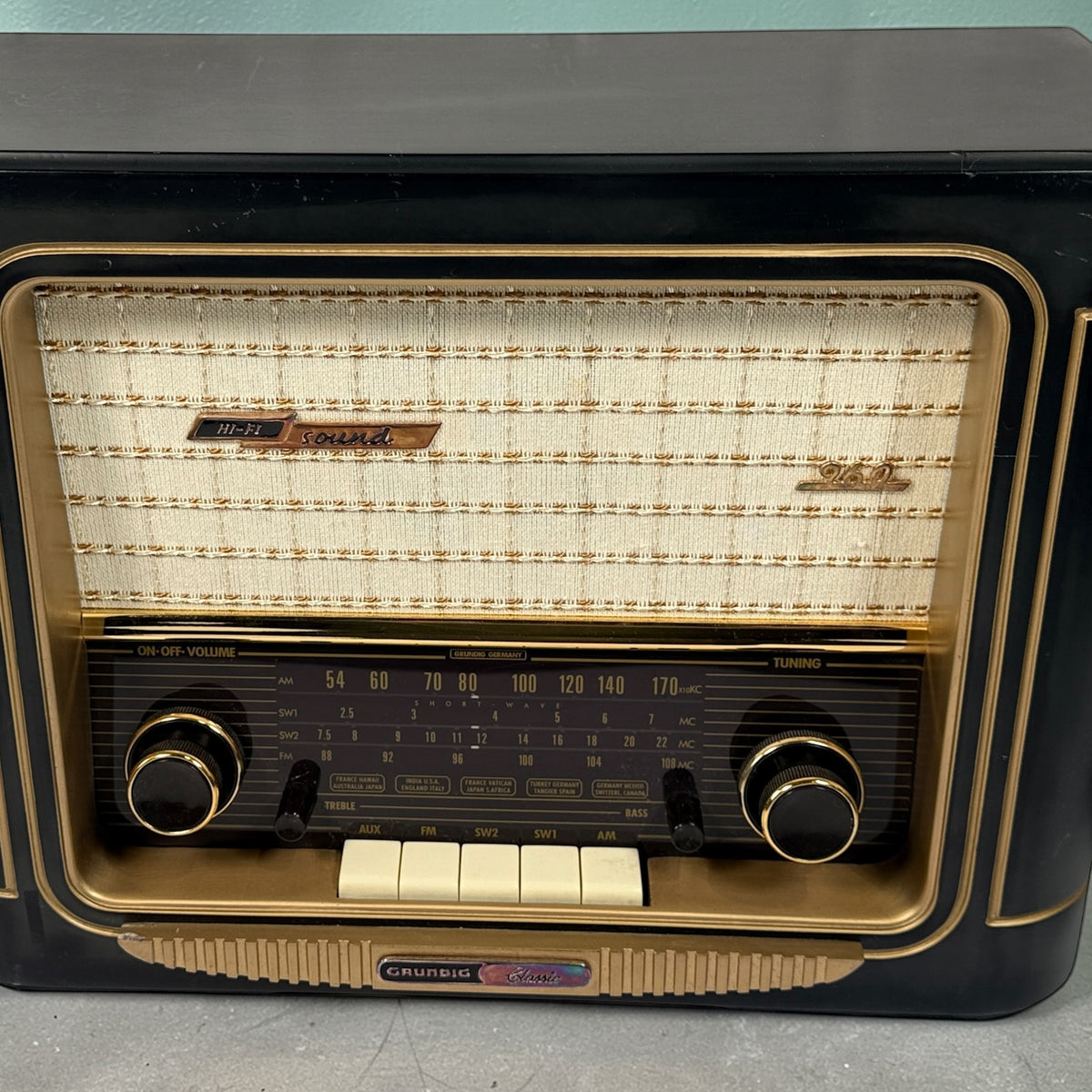Vintage Grundig Classic, 960 Retro AM/FM, Shortwave Radio, 2000. – Éco ...