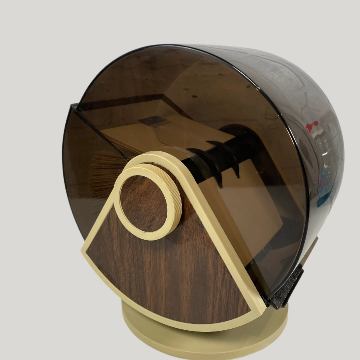 Vintage Rolodex SW 35C, Woodgrain Swivel File with Original Blank Card ...