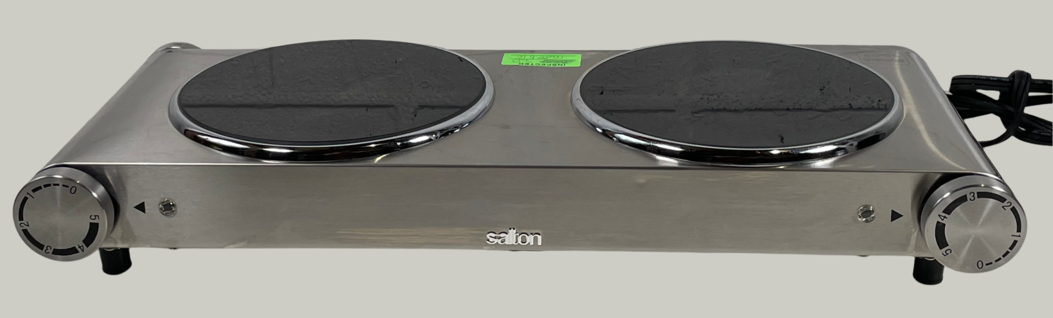 Salton Portable Infrared Cooktop - Double, Model # HP-1269
