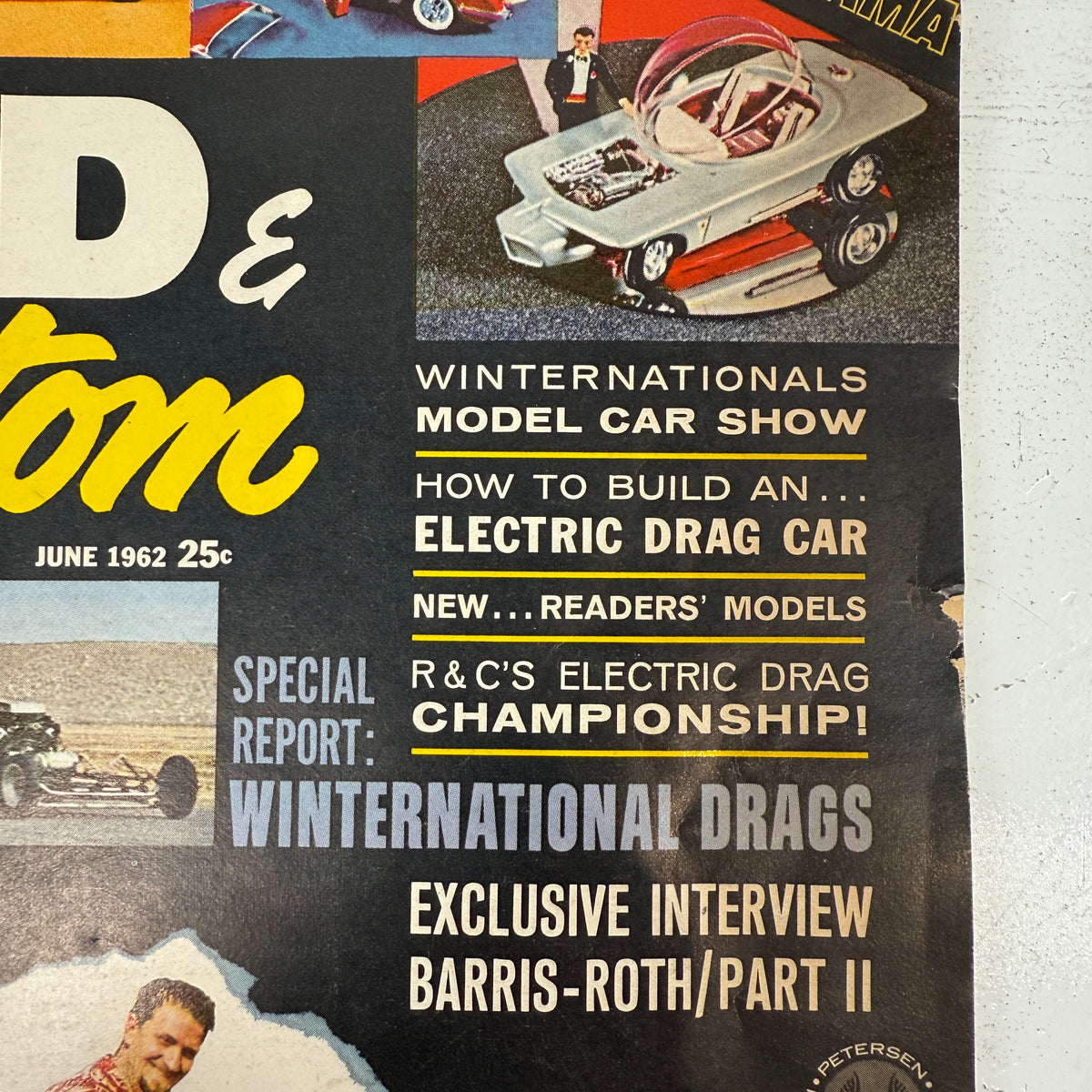 Magazine Rod & Custom vintage de 1962 – Article sur Ed Roth Rotar – Éco ...