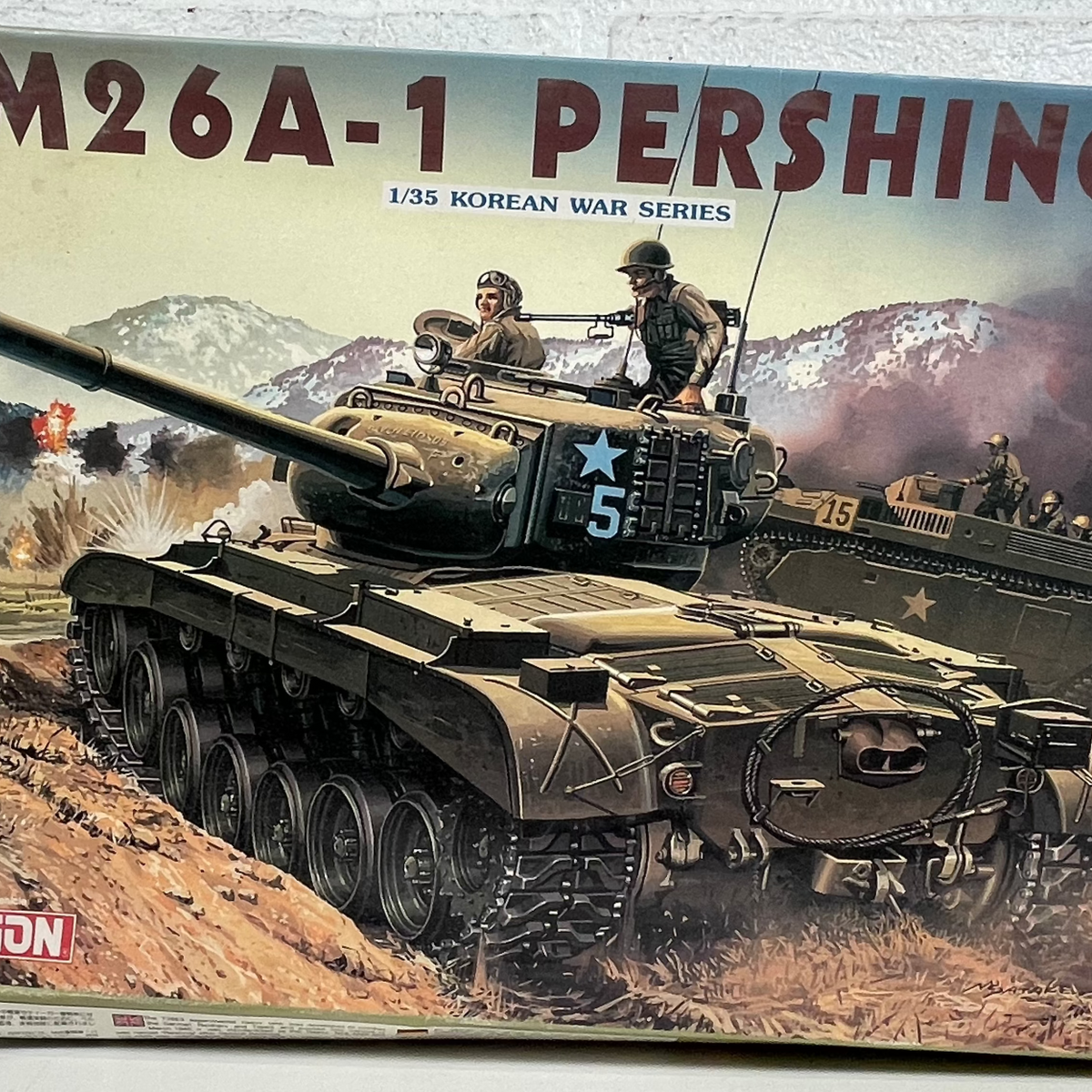 Dragon 1/35 M26A-1 Pershing Heavy Tank – Korean War Series – Kit #6801 ...