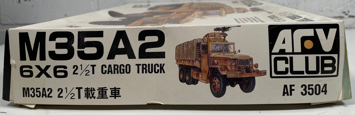 AFV Club 1/35 Scale M35A2 2½-Ton 6x6 Cargo Truck Model Kit – AF3504 ...