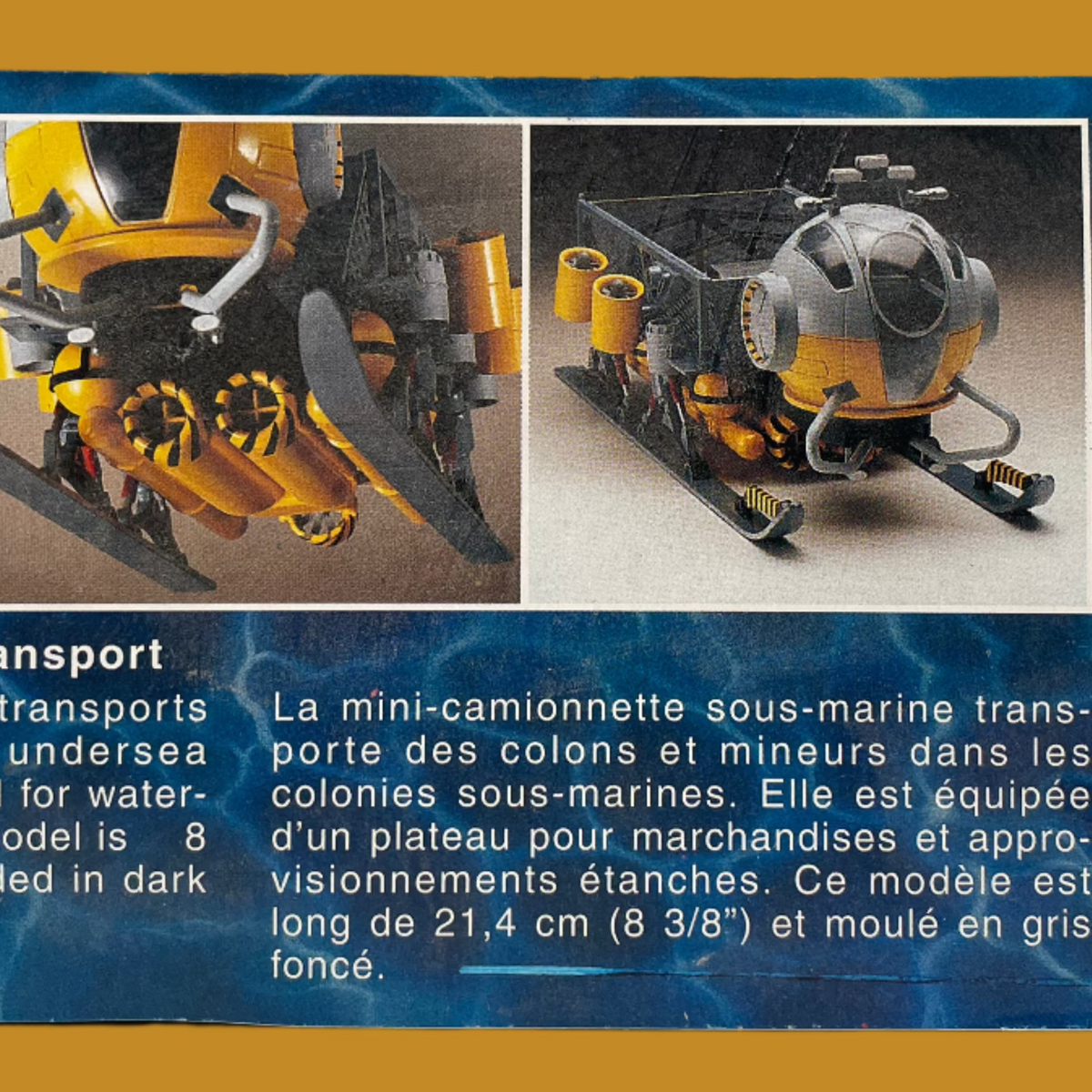 SeaQuest DSV Deep Ocean Transport Model Kit – 1:32 Monogram – Éco-Dépôt ...