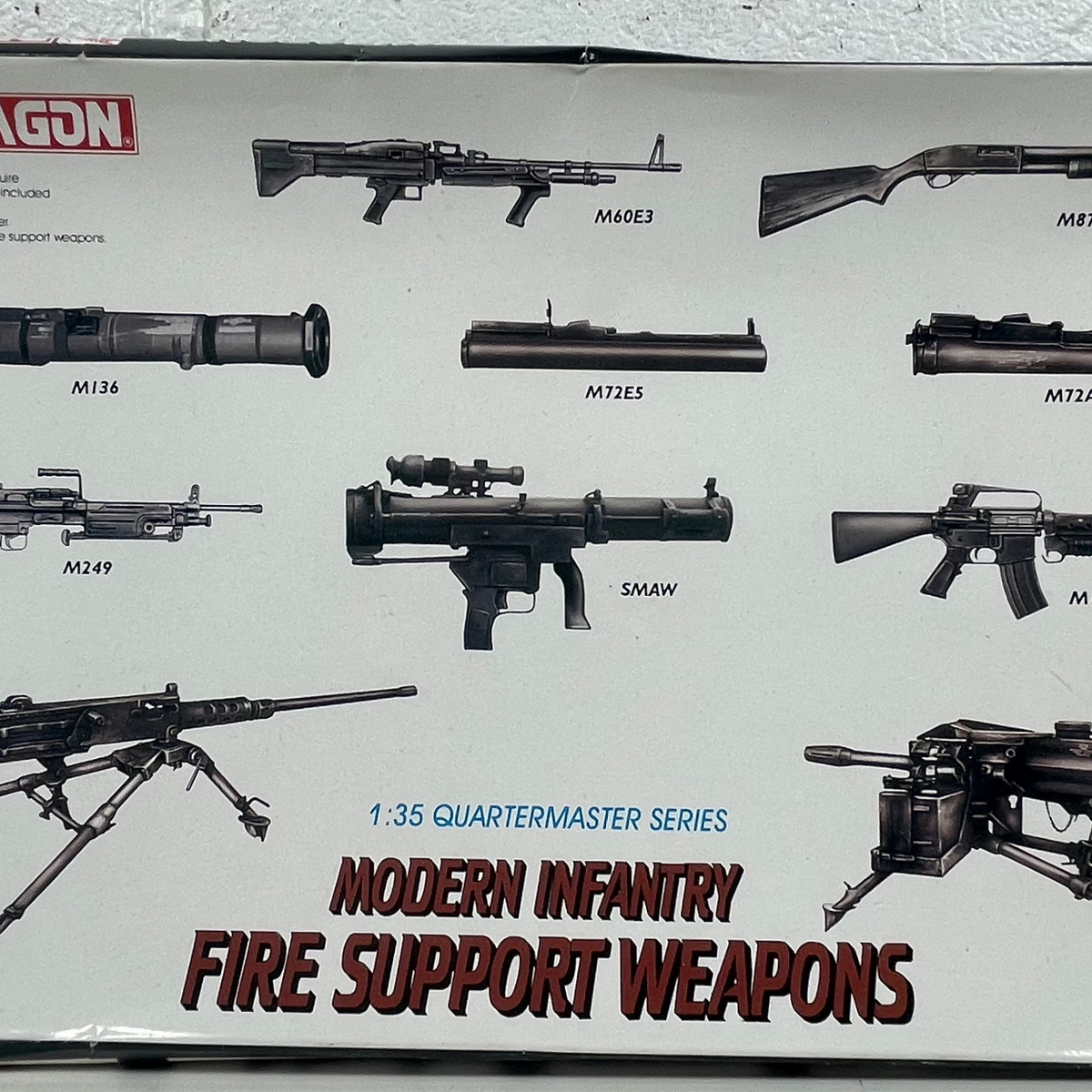 1:35 Dragon 3808, Modern Infantry Fire Support Weapons Kit – Éco-Dépôt ...
