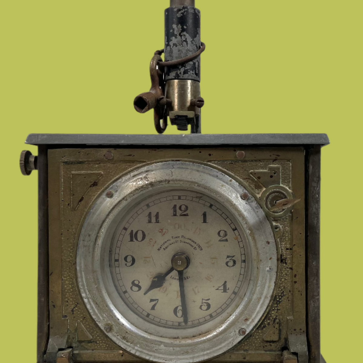 Antique Aquinass Time Clock – National Time Recorder Co. (London) - AS ...