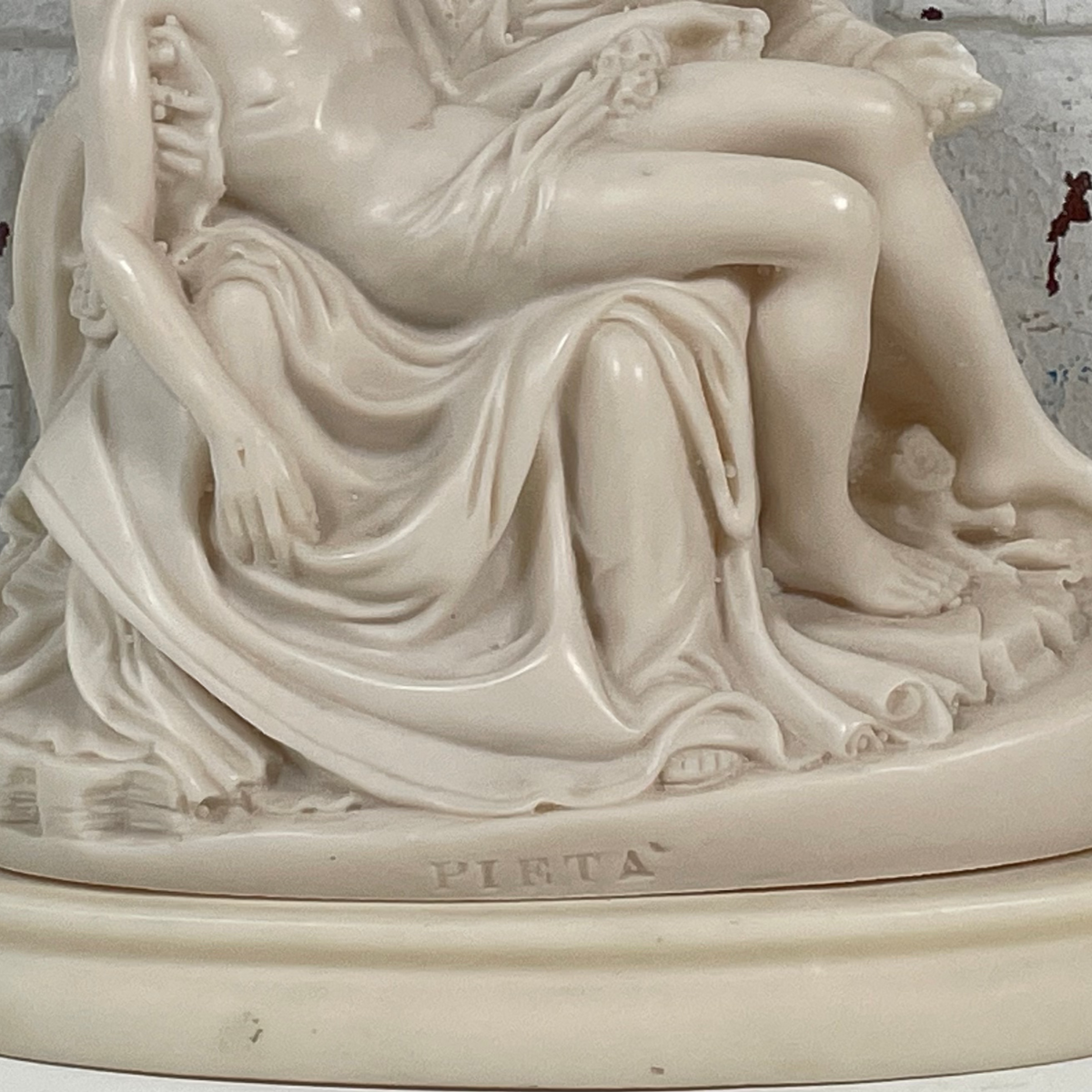 Michelangelo's Pieta Jesus & Mary Statue Figure Sculpture, A.Santini 7 ...