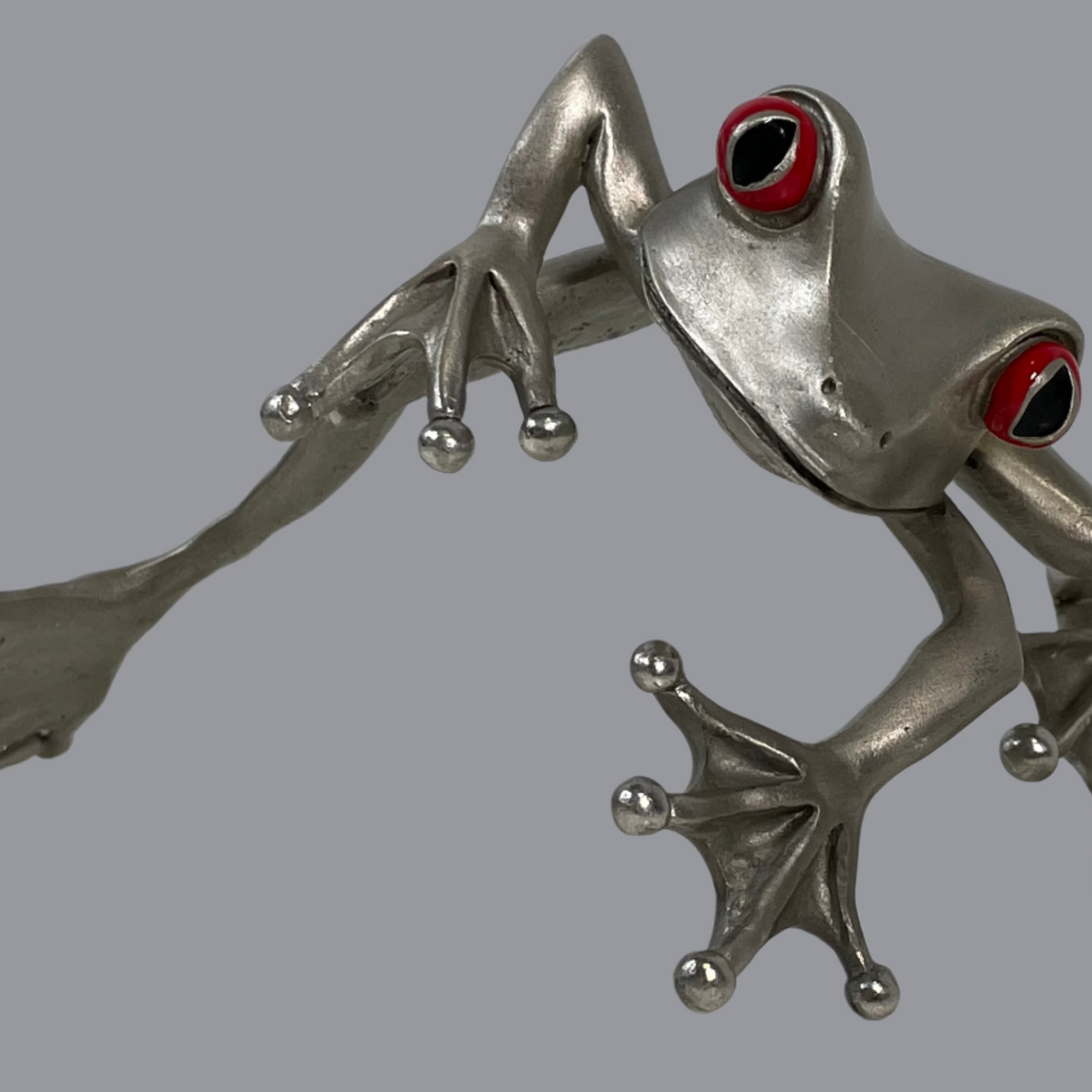 Sculpture en bronze « Frogman » de Tim Cotterill – Signée, Rainette au ...