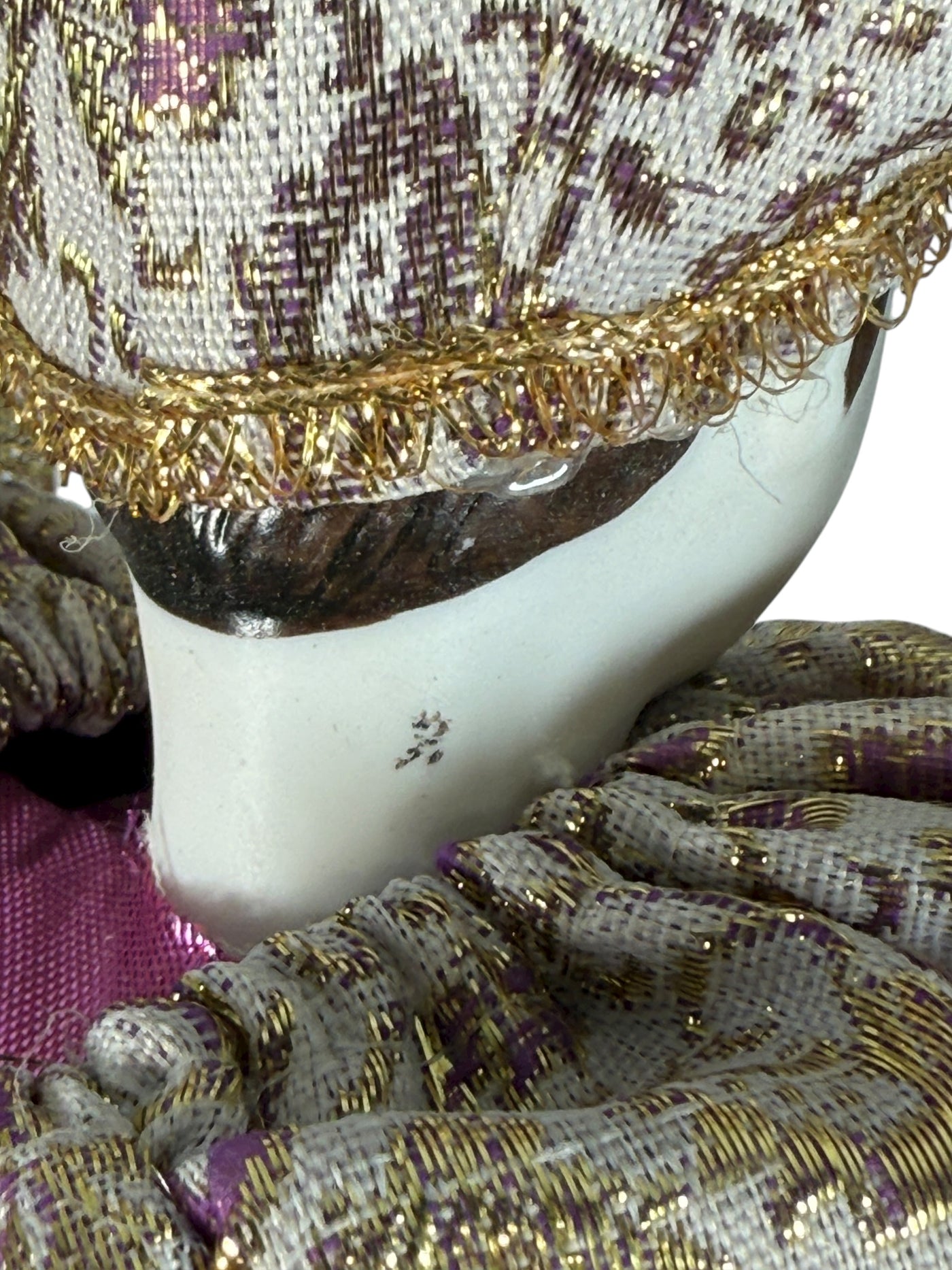 Vintage Porcelain Harlequin Jester Doll – 18″, Mint Costume – Éco-Dépôt ...