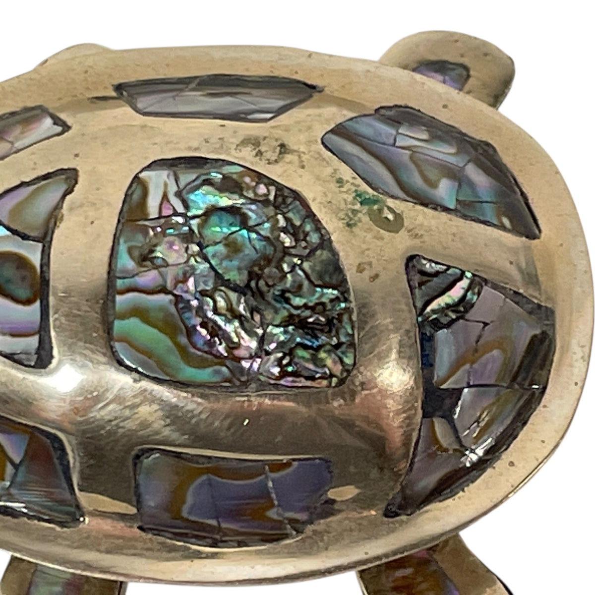 Small Turtle Box – Silver & Abalone Shell, Mexico – 7 × 4.5 cm – Éco ...